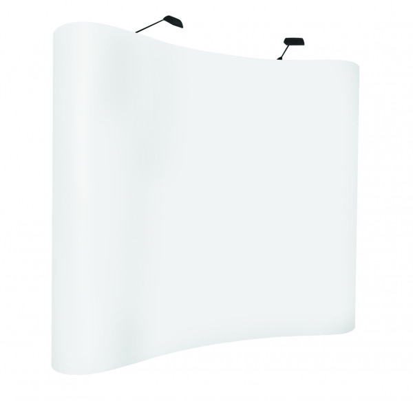Curved Pop-Up Wall