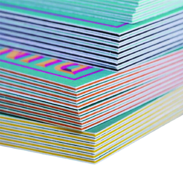 Layered Business Cards